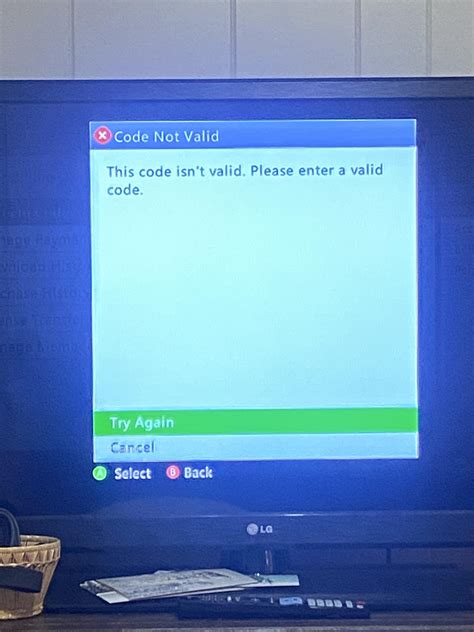 Keeps Saying Thiscode Is Valid Tried Multiple Codes Xbox 360 Help Rxbox