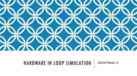 Hardware In Loop Simulation Pdf