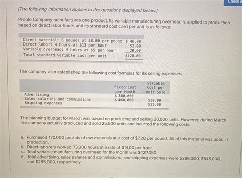 Solved 7 What Is The Direct Labor Efficiency Variance For