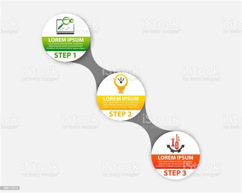 현대 벡터 일러스트 레이 션 3d 서식 파일 3 요소와 원 인포 그래픽입니다 비즈니스 프레 젠 테이 션 웹 디자인 3 단계 옵션 부품 또는 프로세스 다이어그램을 위한