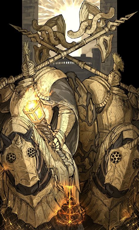 Bloodborne Fan Art The Hunter Dragon And Knight Wallpaper Dark