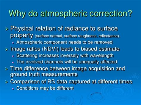 Atmospheric Correction