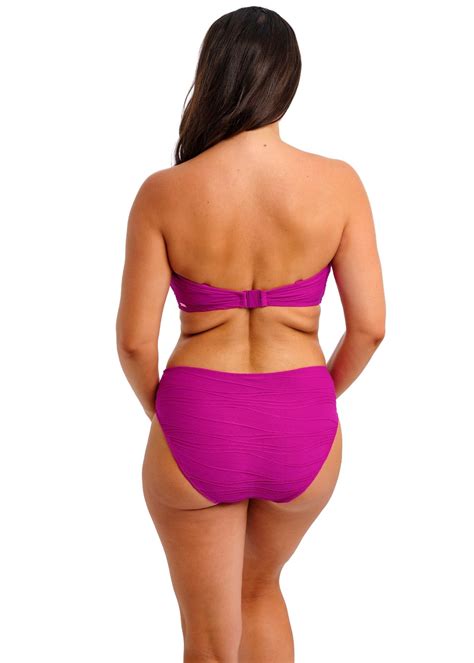Beach Waves Bright Fuchsia Bandeau Bikini Top From Fantasie
