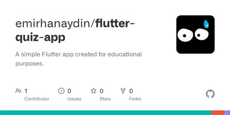 GitHub Emirhanaydin Flutter Quiz App A Simple Flutter App Created For Educational Purposes