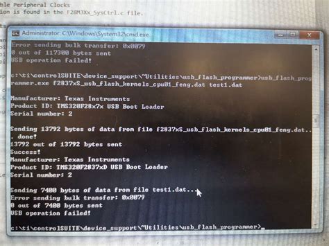 ccs tms320f28379s usb boot fail for 28379s but it s ok for 28379d