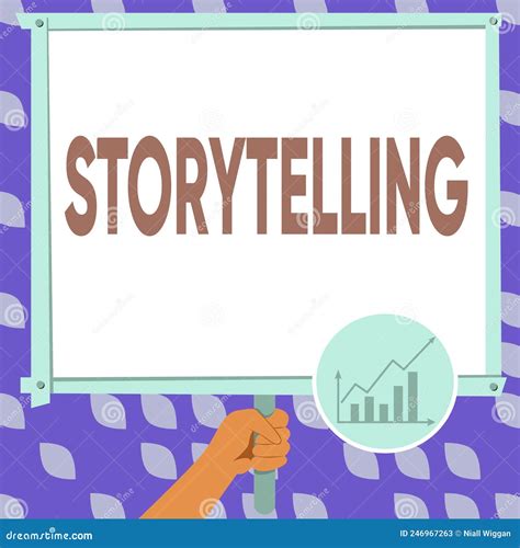 Writing Displaying Text Storytelling Business Approach Social And Cultural Activity With