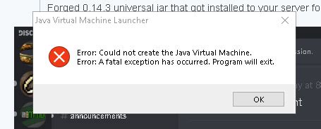 以上 the game crashed whilst initializing game error java lang nosuchmethoderror The