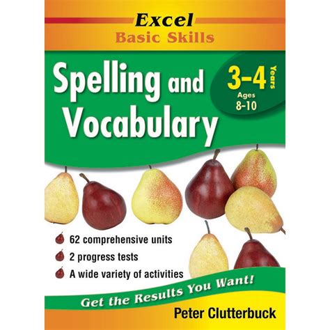 Excel Basic Skills Workbook Spelling And Vocabulary Years 3 4 North
