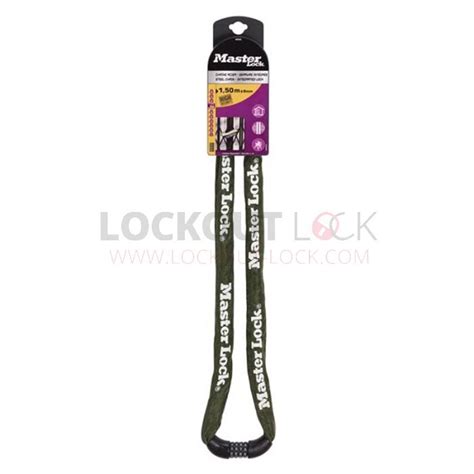 Masterlock 8028eurd Nylonsteel Combination Locking Chain