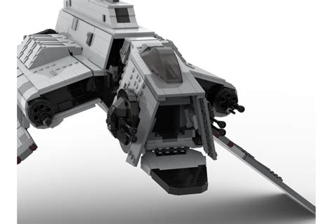 Lego Moc Rho Class Transport Shuttle By Thelegowolfpack Rebrickable