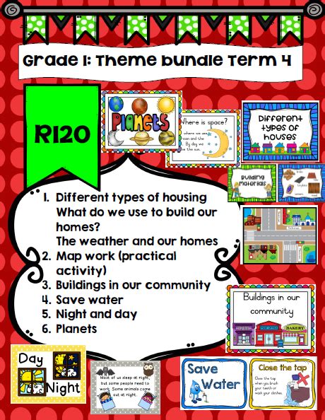 Life Skills Grade 1 Term 4 Theme Bundle Juffrou Met Hart