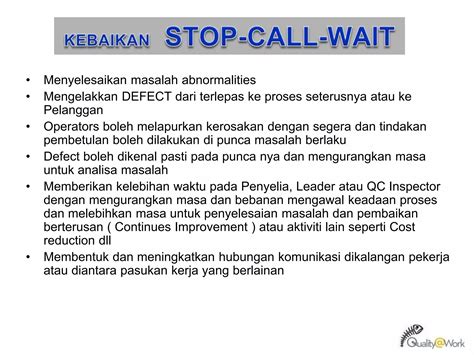 Training Stop Call Wait Pptx