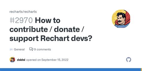 How To Contribute Donate Support Rechart Devs · Recharts Recharts