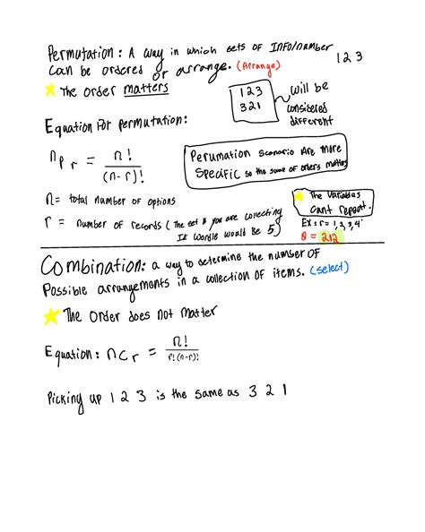 Ds4e Combination And Permutation Permutation A Way In Which Sets Of Info Number 2 Can Be