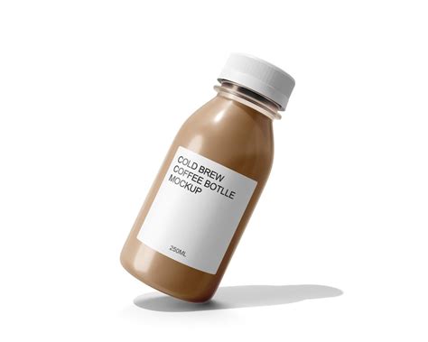 Premium Psd 250ml Coffee Bottle Mockup