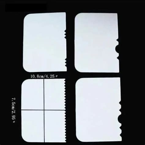 Rectangular 4 Pcs Cake Scrapper At Rs 5piece In Surat Id 2854760899388 Rectangular 4 Pcs Cake Scrapper At Rs 5piece In Surat Id 2854760899388