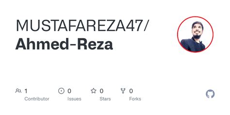 github mustafareza47 ahmed reza