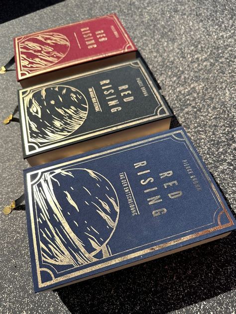 Red Rising Triology Books 1 3 Rebind Special Edition Handmade English