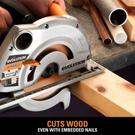 Evolution Rage 10 Amp 7 1 4 In Corded Circular Saw At
