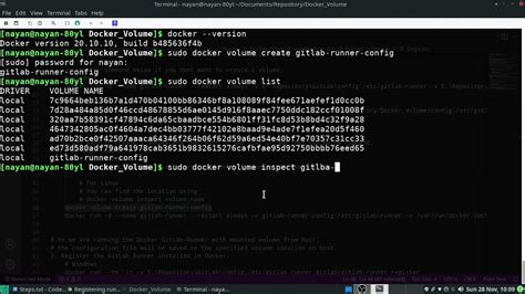 Install And Register Gitlab Runner In Docker 22 Youtube