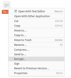 How To Encrypt File On Linux Devconnected