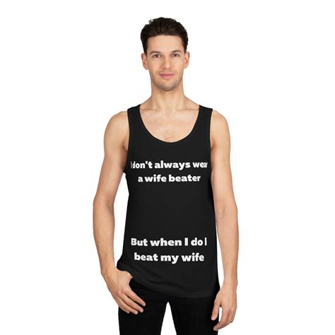 Funny Tank Top Wife Beater Etsy
