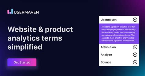 Web And Product Analytics Terms Usermaven