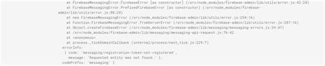 Ios Error Messagingregistration Token Not Registered Stack Overflow