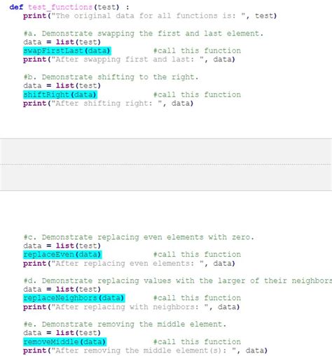 Solved Program Set 1 20 Points Write Functions For Items A