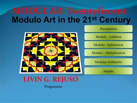 E Modulo Art Presentation Ppt