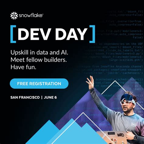 snowflake on linkedin snowflake dev day san francisco