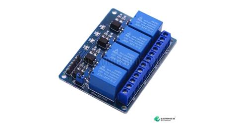 V Channel Relay Module With Opto Isolated Input