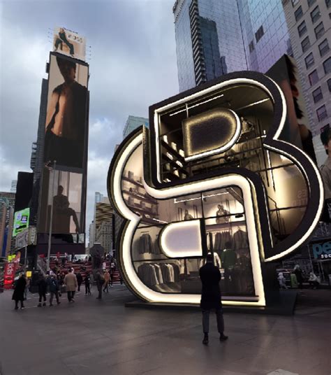 휴고보스의 새로운 더블 B 모노그램과 Cgi 기술을 적용한 로고 퍼포먼스