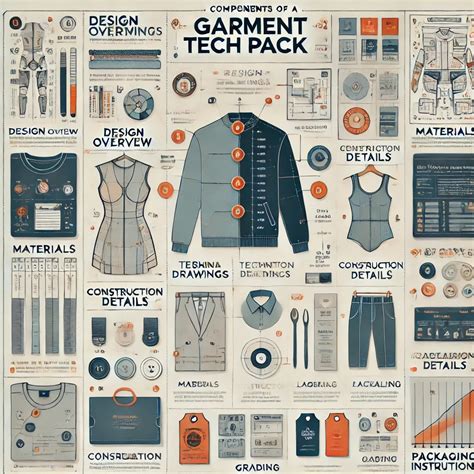 Woow Components Of A Garment Tech Pack 👕design Overview Includes