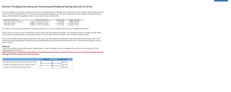 Solved Exercise 7 14 Algo Calculating And Interpreting