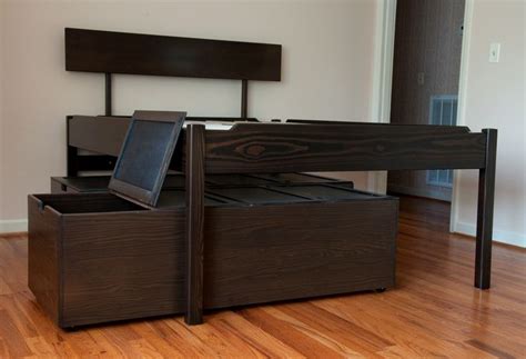 Stylish And Functional Elevated Platform Bed