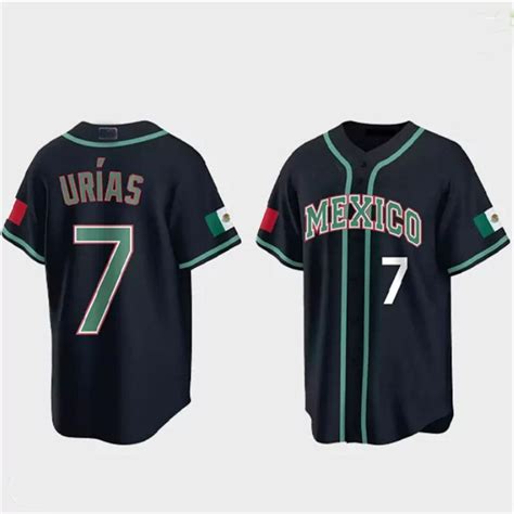 7 Julio Urias Mexico Baseball 2023 World Baseball Classic Jersey ¨c B