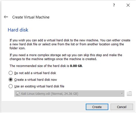 how to install kali linux on virtual machine