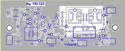 Blekok Qrp By Yd1jjj Hitx 80m 40m Ssb Transceiver Layout Diagram