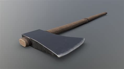 Artstation Axe Iron Game Assets