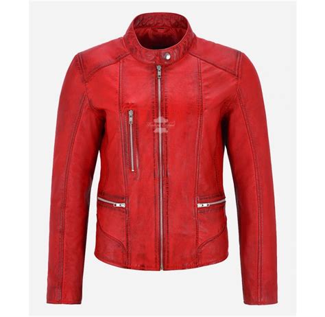 Daria Ladies Leather Jacket Women Slim Fit Simple Leather Jacket