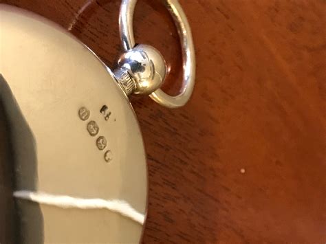 Victorian Solid Silver Compass 1887