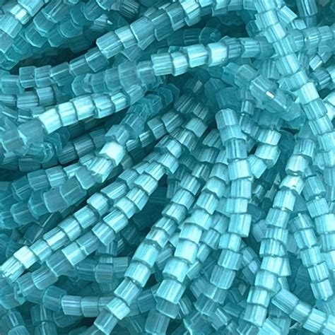 Czech Seed Beads 100 2cut Satin Turquoise Solgel Páramo Beads