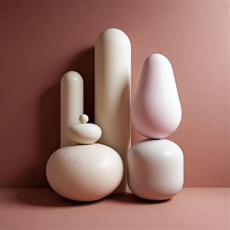 3d inflated effect elements collection for modern designs premium ai