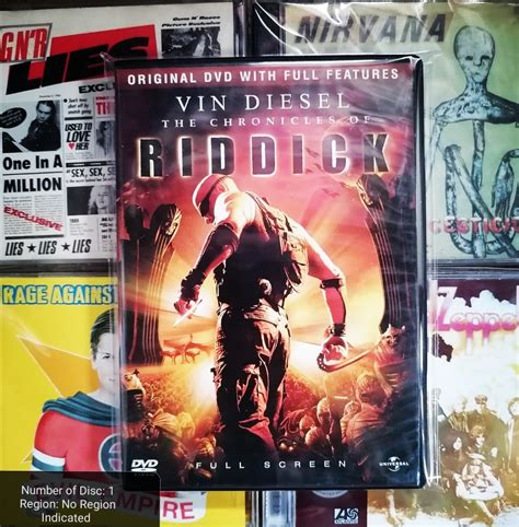 Riddick Dvd Movie Original Dvd Movies Dvds Movie For Sale Foreign Films