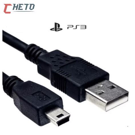 Ps3 Controller Charger Charging Cable Sync Cord 15m 10ft Mini Usb