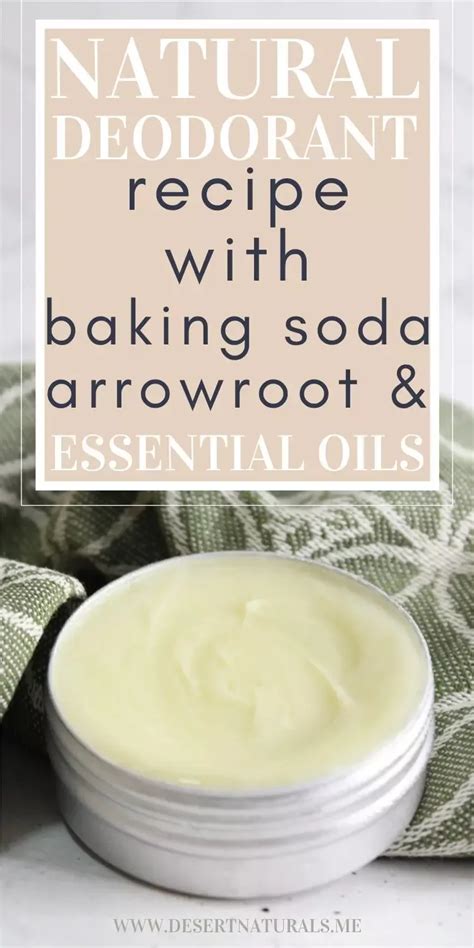 Get Rid Of Body Odor Natural Deodorant Recipe With Baking Soda Essential Oils Natural