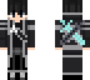 Kirito Sword Art Online Sao Minecraft Skin