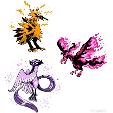 The Galarian Forms Of Zapdos Articuno And Moltres Look Even Cooler As