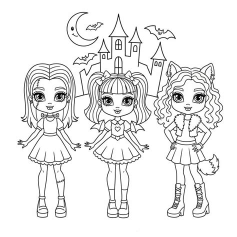 Dibujar Monster High Gratis Para Colorear Imprimir E Dibujar Coloringlib